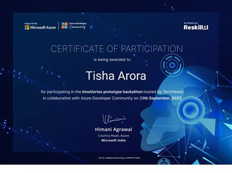 Tisha Arora On Linkedin Hackathon Microsoftazure Microsoft Innovortex