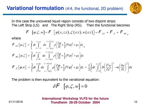 A General Variational Formulation Of The Hydroelastic Problem With Application To VLFS Over