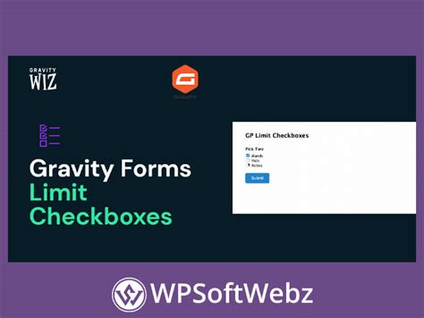 Gravity Forms Limit Checkboxes By Gravity Wiz Latest Version
