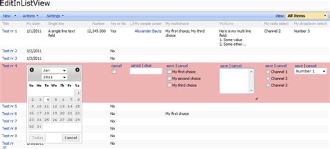 List View Modification SharePoint JavaScripts Page 3