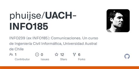 GitHub phuijse UACH INFO INFO ex INFO Comunicaciones Un curso de Ingeniería