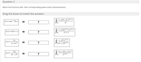 Solved Question Match The Functions With Their Chegg