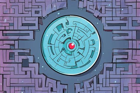 Maze Puzzle Premium Ai Generated Image