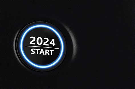 현대 자동차 대시보드 인테리어에서 2024년 자동차 엔진 정지 버튼을 시작하십시오 3d 렌더링 2024년에 대한 스톡 사진 및