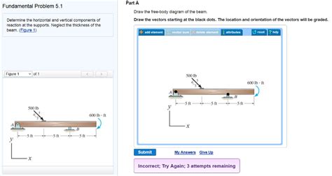 Solved Determine The Horizontal And Vertical Components Of