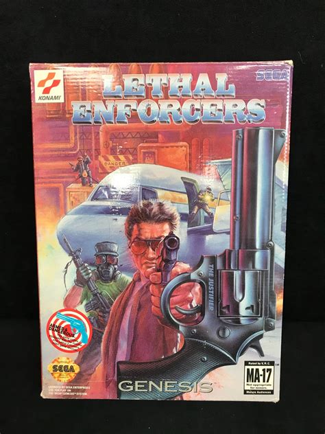 Sega Genesis Lethal Enforcers Video Game