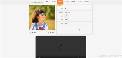 Javavue计算机毕设儿童成长记录系统【源码程序论文开题】 Csdn博客