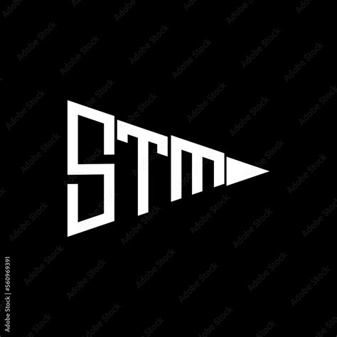 STM Letter Logo Design STM Creative Initials Monogram Vector Letter Logo Concept STM Letter