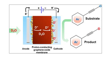 Graphene Oxide Membrane Reactor For Electrochemical Deuteration Reactions Nano Letters