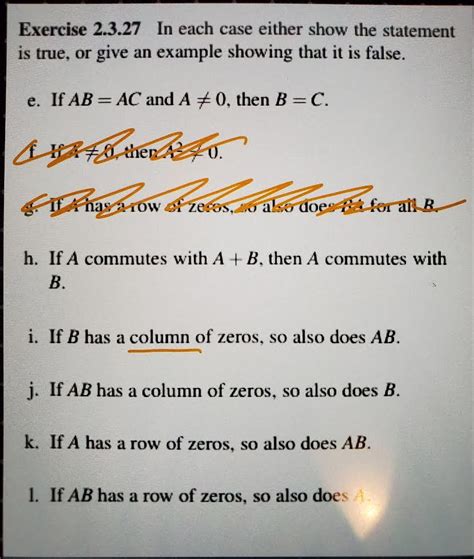 Solved Exercise In Each Case Either Show The Chegg