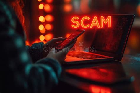 Security Warning Text Scam Highlighting Dangers Of Fraud Online Deception Phishing Cyber