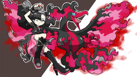 Blacknirrow Galarian Moltres Marnie Champion Pokemon Marnie
