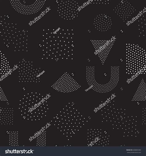 Vector Geometric Seamless Pattern Universal Repeating Stock Vector Royalty Free 608883383