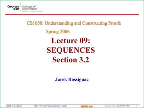 Ppt Understanding Sequences Constructing Proofs Powerpoint Presentation Id 1746571