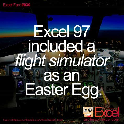 211119excelfact030flightsimulator Professor Excel