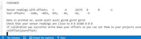 Offset Value For Calibrate MPU Programming Arduino Forum