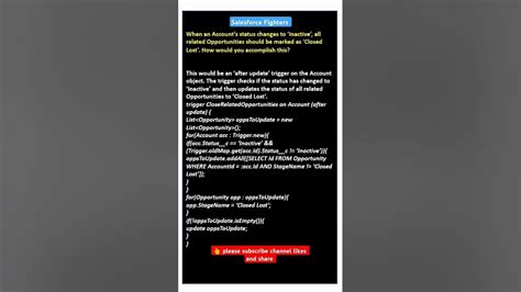 salesforce triggers interview questions and answers salesforce