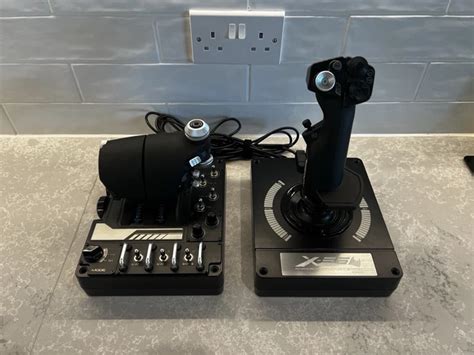 LOGITECH X HOTAS Throttle And Stick PicClick UK