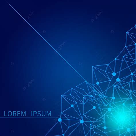 Simple Technology Wind Particle Line Creative Synthesis Background Simple Business Background