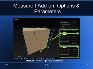 DrTAD Blender Software Example Technical Documentation With MeasureIt Dimensions
