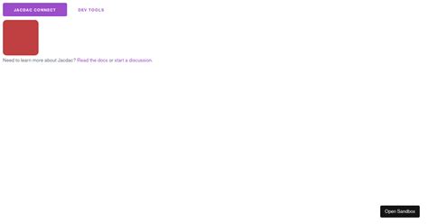React Jacdac Starter Codesandbox