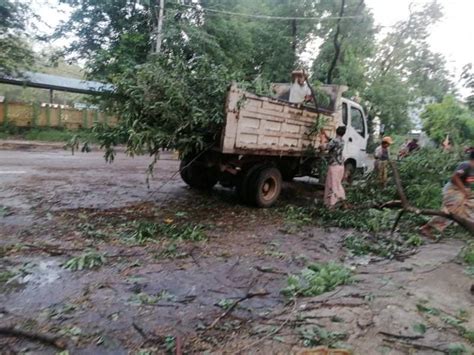 လေပြင်းတိုက်ခတ်မှုကြောင့် အောင်လံမြို့နယ်တွင် လူနေအိမ် ၄၂ လုံး အမိုးလန်ပြီး ၄ လုံးပြိုကျ ပျက