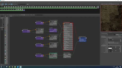 arnold 5 connecting height map r maya