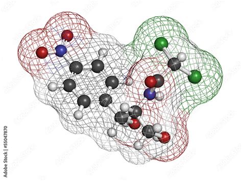 Chloramphenicol Antibiotic Drug Chemical Structure Stock Illustration Adobe Stock