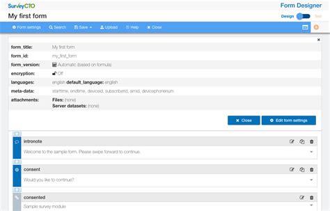 Using The Online Form Designer Surveycto Documentation