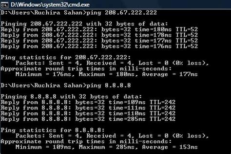 Internet Tools Online Ping Test