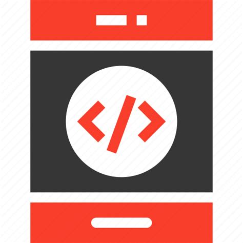Code Coding Mobile Icon
