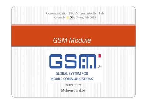 Gsm Module Pdf