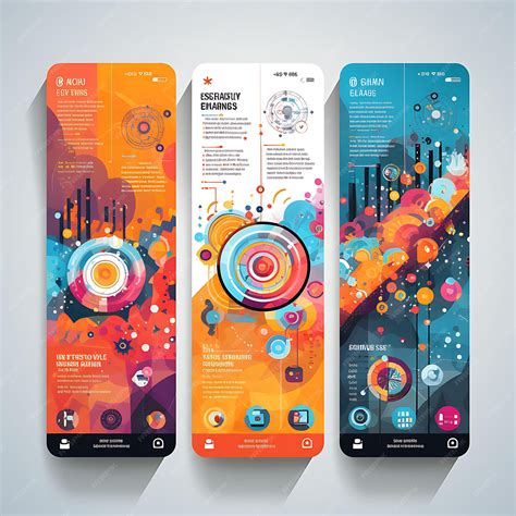 Premium Photo Set Of Mobile App Tech Banner Ads Smartphone And App