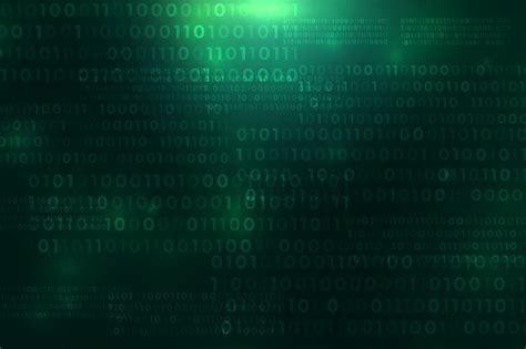 digital binary code futuristic background vector image