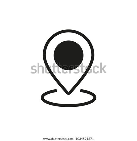 Gps Pointer Icon Stock Vector Royalty Free Shutterstock