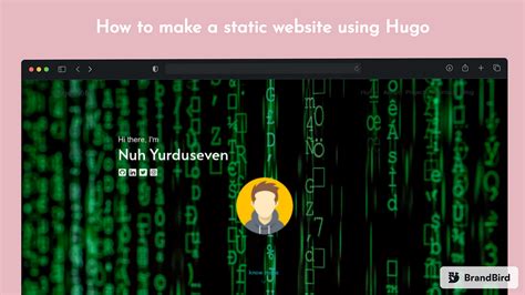 How To Create Static Web Sites Using Hugo Github Pages By Nuh Yurduseven Medium