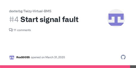 Start Signal Fault · Issue 4 · Dexterbg Twizy Virtual Bms · Github