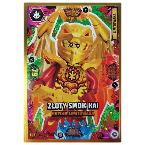 Karta Lego Ninjago S Le Z Oty Smok Kai Oficjalne Archiwum Allegro