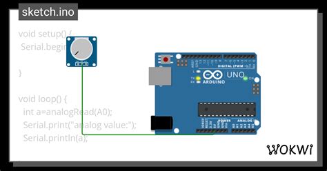 Analog Wokwi Esp32 Stm32 Arduino Simulator