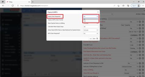How To Enable Or Disable Expiry Date In Sale Bill In Marg Books