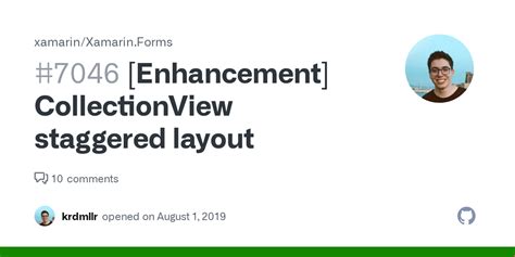 Enhancement Collectionview Staggered Layout · Issue 7046 · Xamarin