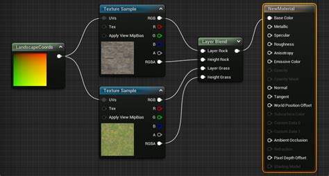 landscape materials in unreal engine unreal engine 5 6 documentation
