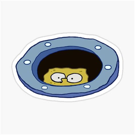 Socially Awkward Spongebob Sticker For Sale By Klloydphotos Redbubble