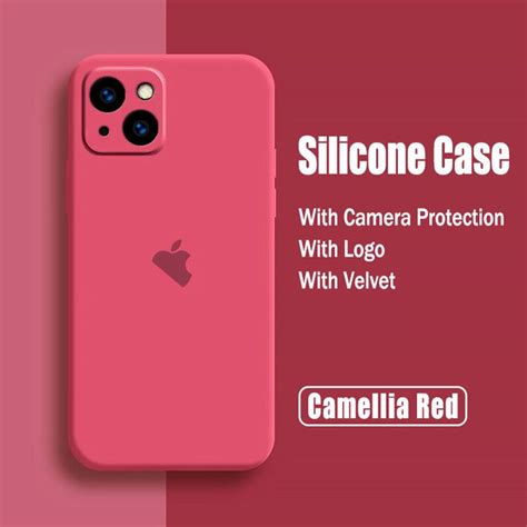 Чехол Heziz для Iphone 13 Айфон 13 качественного силикона Встроенный фланелевый защитой