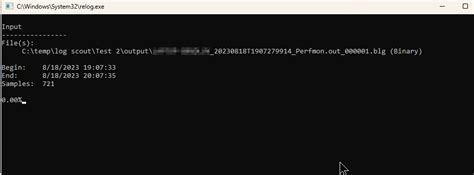 Provide Option To Minimize Relogexe Window When Processing Permfon Blg