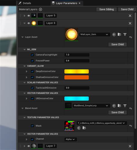 Using Material Layers In Unreal Engine Unreal Engine 54
