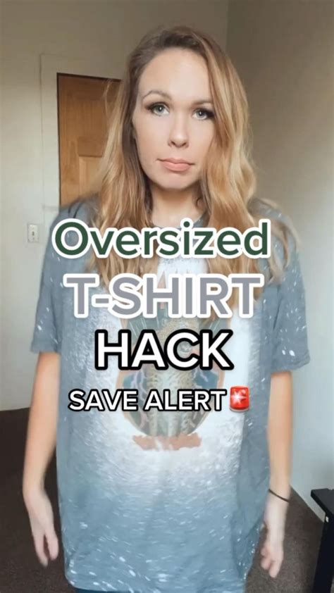 T Shirt Hack You Need To Try Oversized Tee Midsize Fashion Shirt