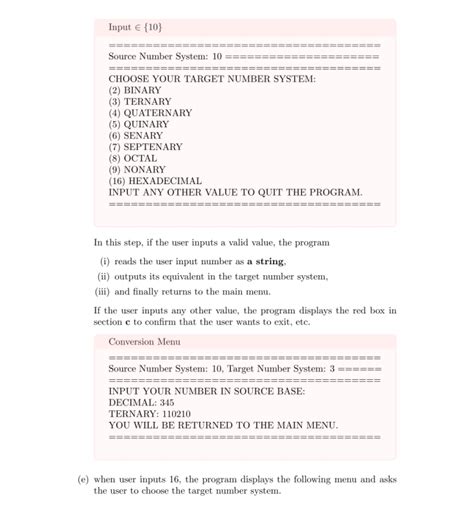 Solved Write A C Program That Converts Numbers From And To