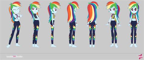 Rainbow Dash Swimsuit Top With Leggings By Invisibleinkdoodles On