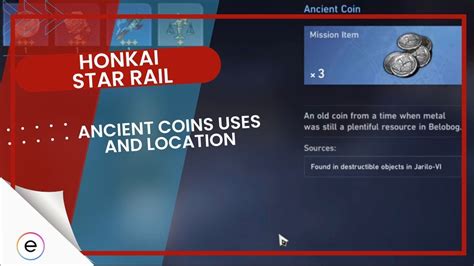 Honkai Star Rail Ancient Coins Location And Uses